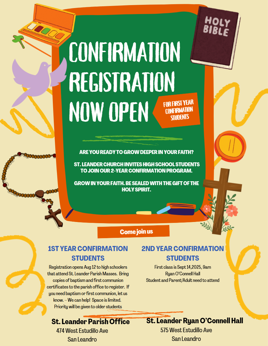 St. Leander Catholic Church - Serving the community of San Leandro, CA since 1864